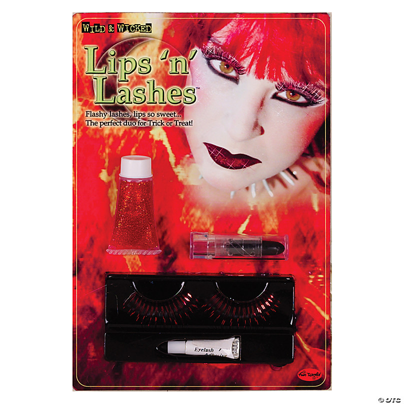 Devil Lips And Lashes | Halloween Express