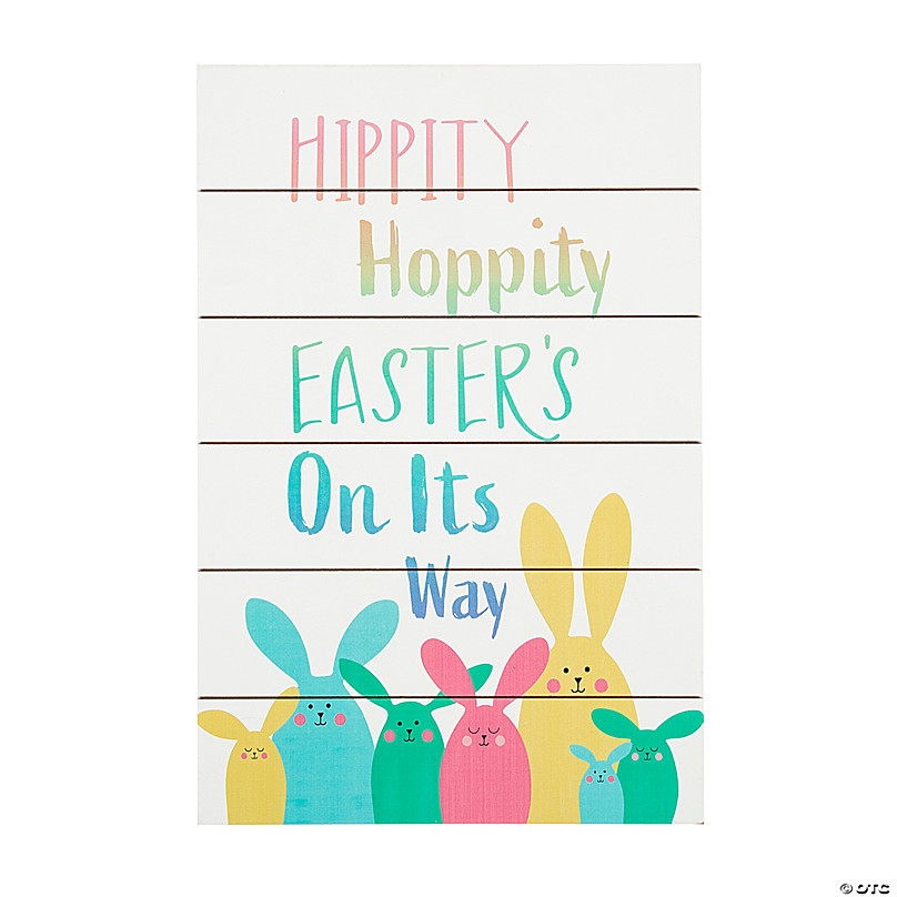 Easter Hippity Hoppity Door Sign | Halloween Express