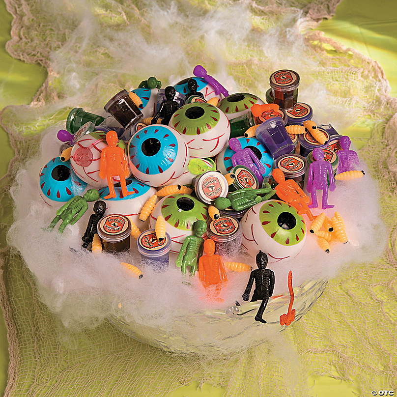 Eyeball Sticky Splat Balls - 12 Pc. | Halloween Express