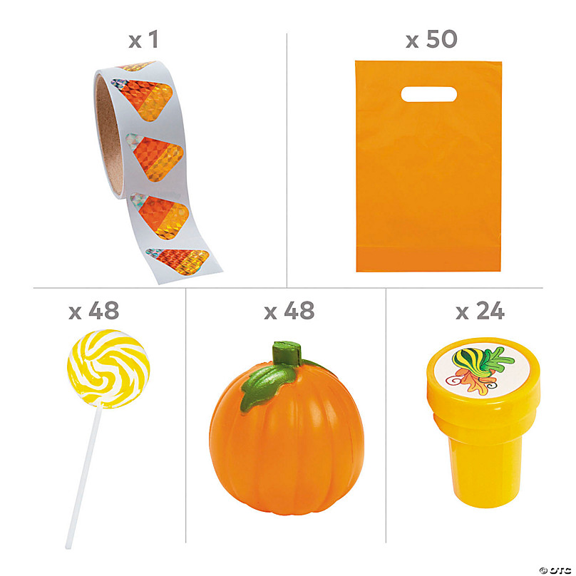 Fall Boo Bag Kit for 48 | Halloween Express