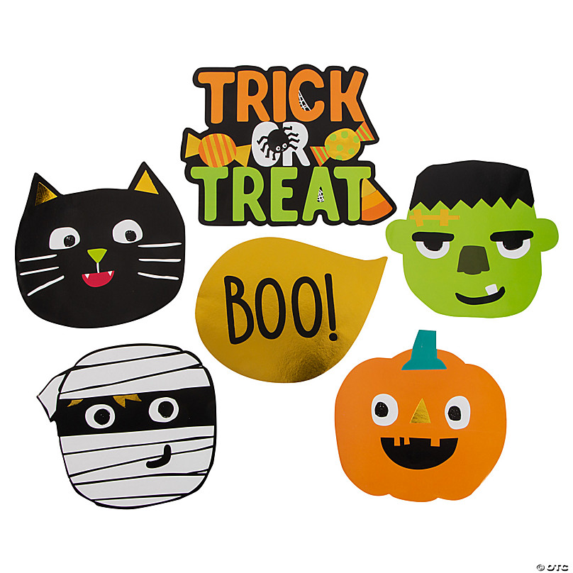 Ghoul Gang Cutouts Halloween Decorations - 6 Pc. | Halloween Express