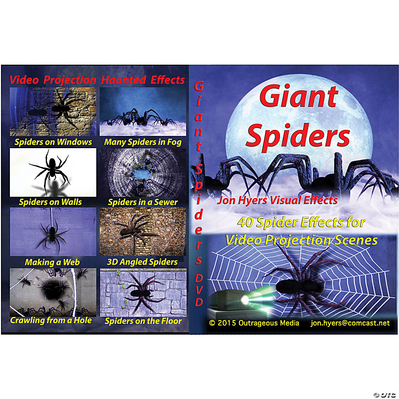 Giant Spiders DVD | Halloween Express
