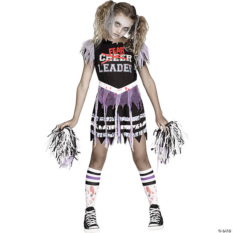 Girl’s Zombie Fearleader Cheer Costume | Halloween Express