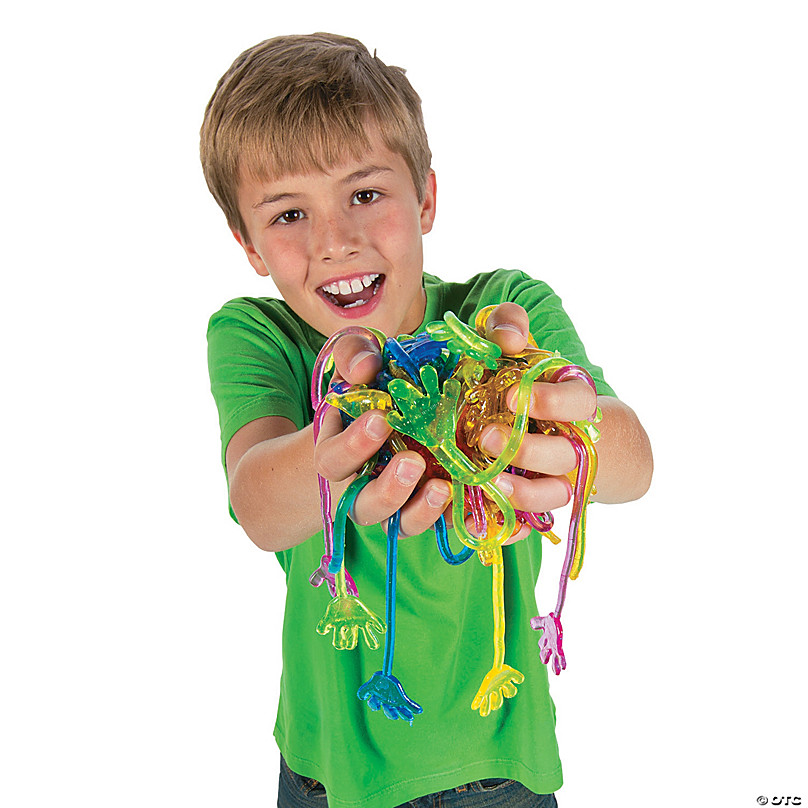 Glitter Sticky Hands - 72 Pc. | Halloween Express