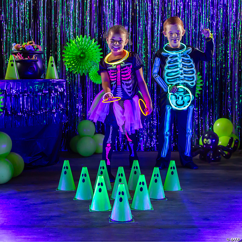 Glow-in-the-Dark Ghost Traffic Cones - 12 Pc. | Halloween Express