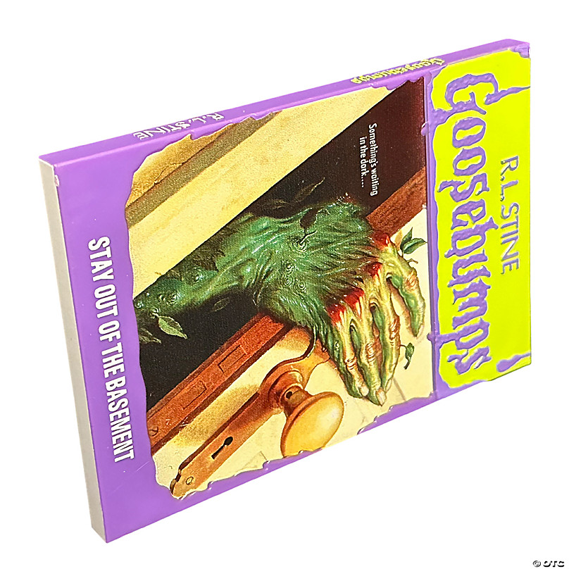 Goosebumps™ Stay Out of the Basement Book Cover Magnet | Halloween Express