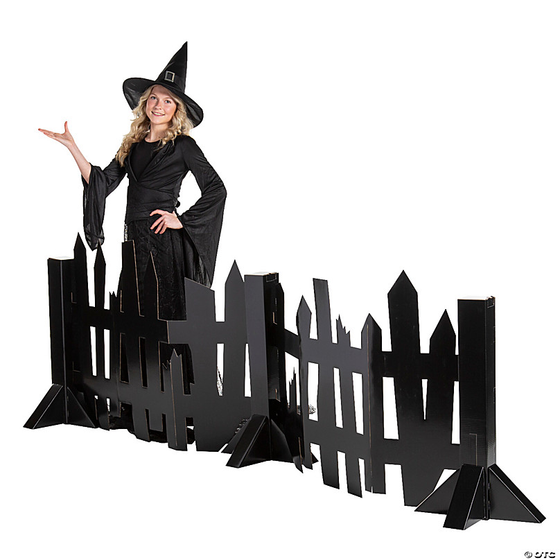 Halloween Creepy Fence Cardboard Cutout Stand-Up | Halloween Express