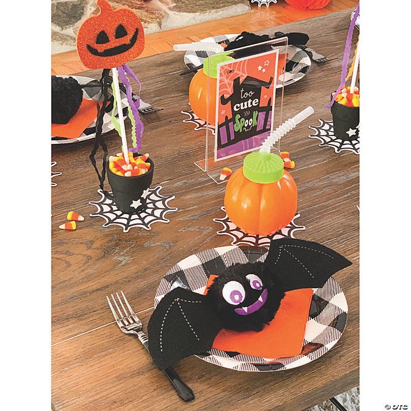 Halloween Fuzzy Stuffed Bat Bouncing Balls - 12 Pc. | Halloween Express