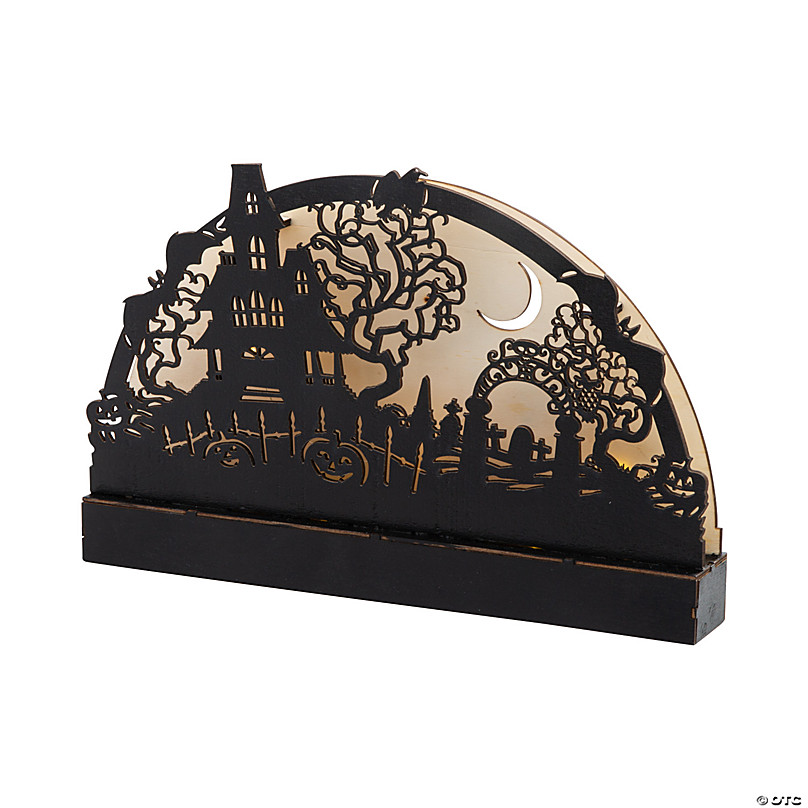 Halloween LED Haunted House Table Decoration - Discontinued