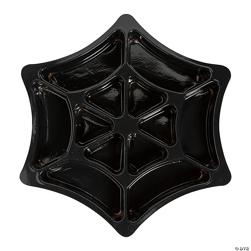 Halloween Spider Web Serving Tray | Halloween Express