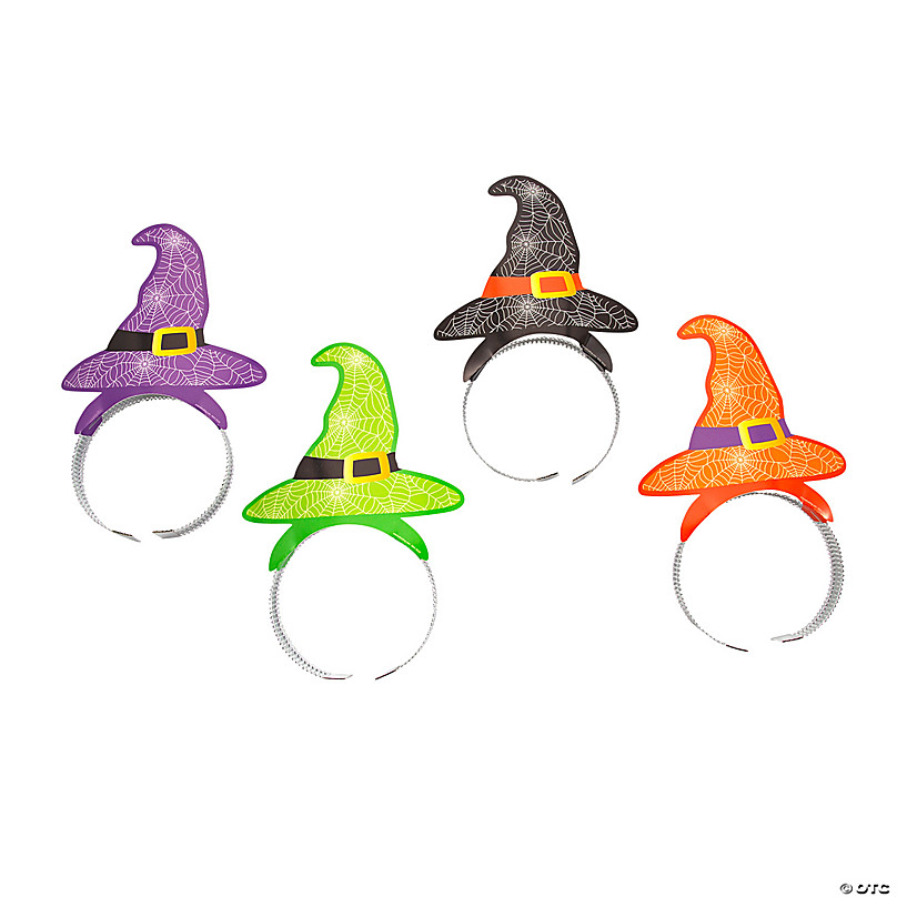 Halloween Witch Hat Headbands - 12 Pc. | Halloween Express