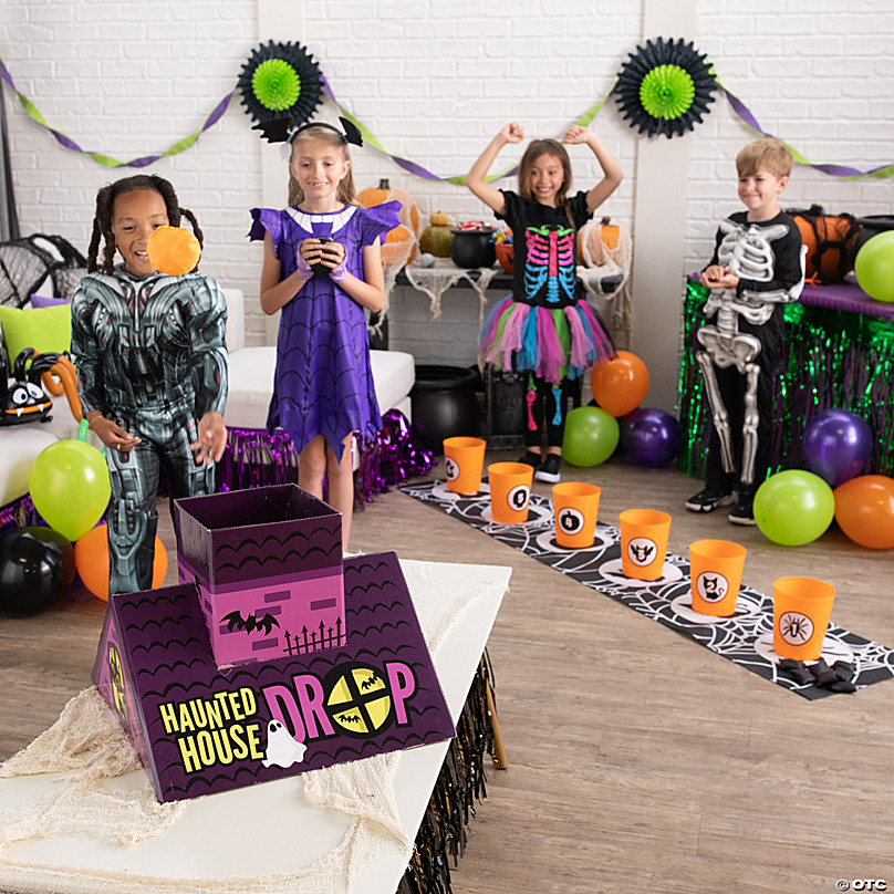Haunted House Drop Bean Bag Toss Game | Halloween Express