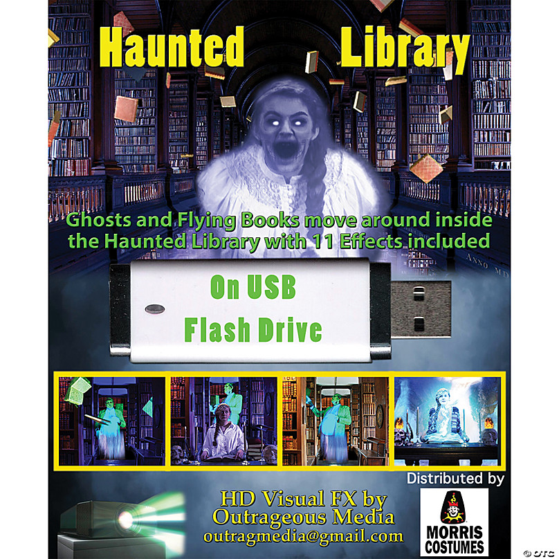 Haunted Library Dvd | Halloween Express