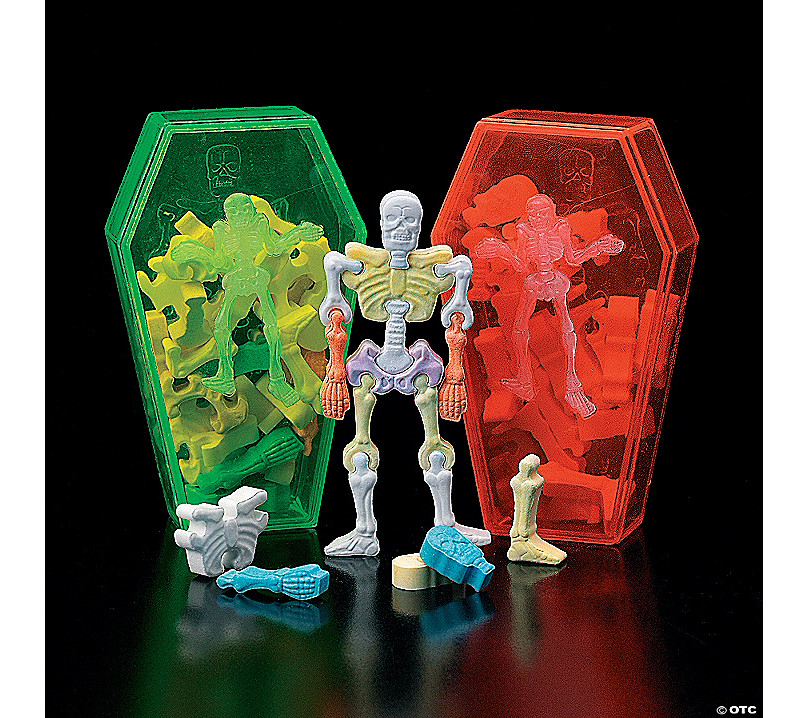 Interlocking Skeleton Bone Hard Candy | Halloween Express