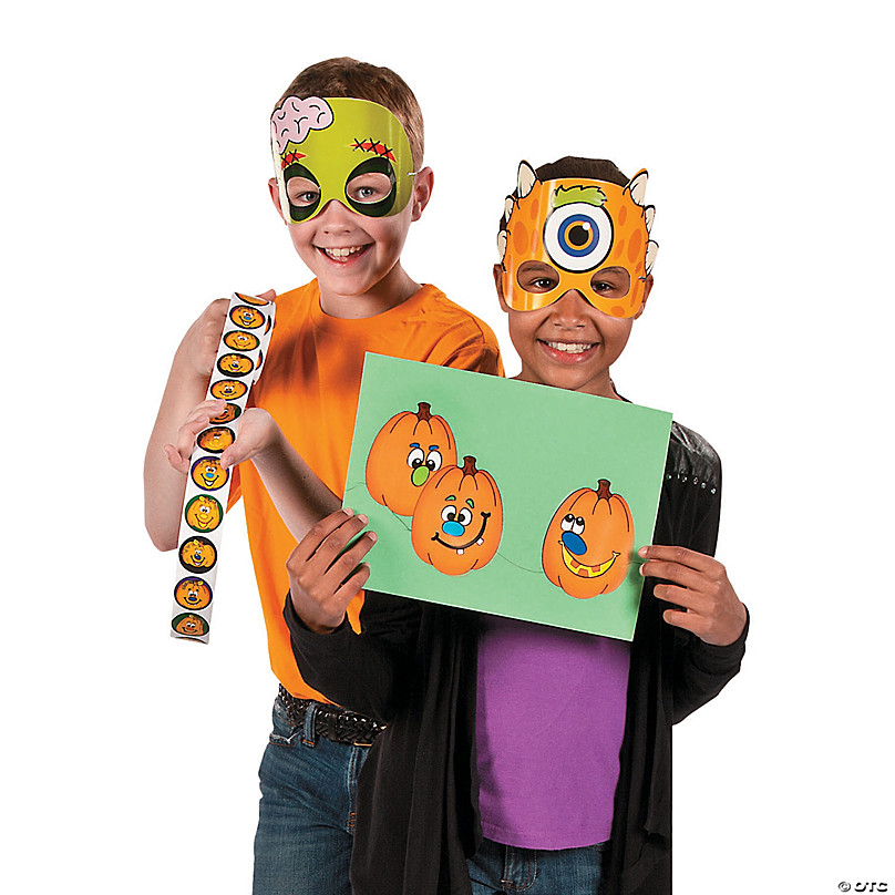 Jack-O’-Lantern Sticker Sheets - 12 Pc. | Halloween Express