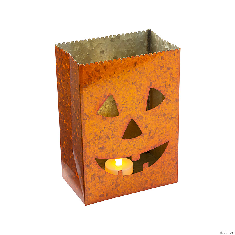 Jack-O’-Lantern Tabletop Luminary Halloween Decorations | Halloween Express