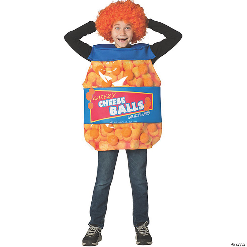 Kids Cheese Balls Costume - Small/Medium | Halloween Express