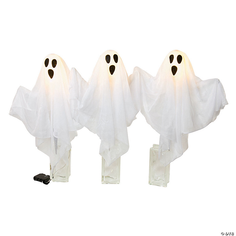 LED Ghost Yard Stakes | Halloween Express