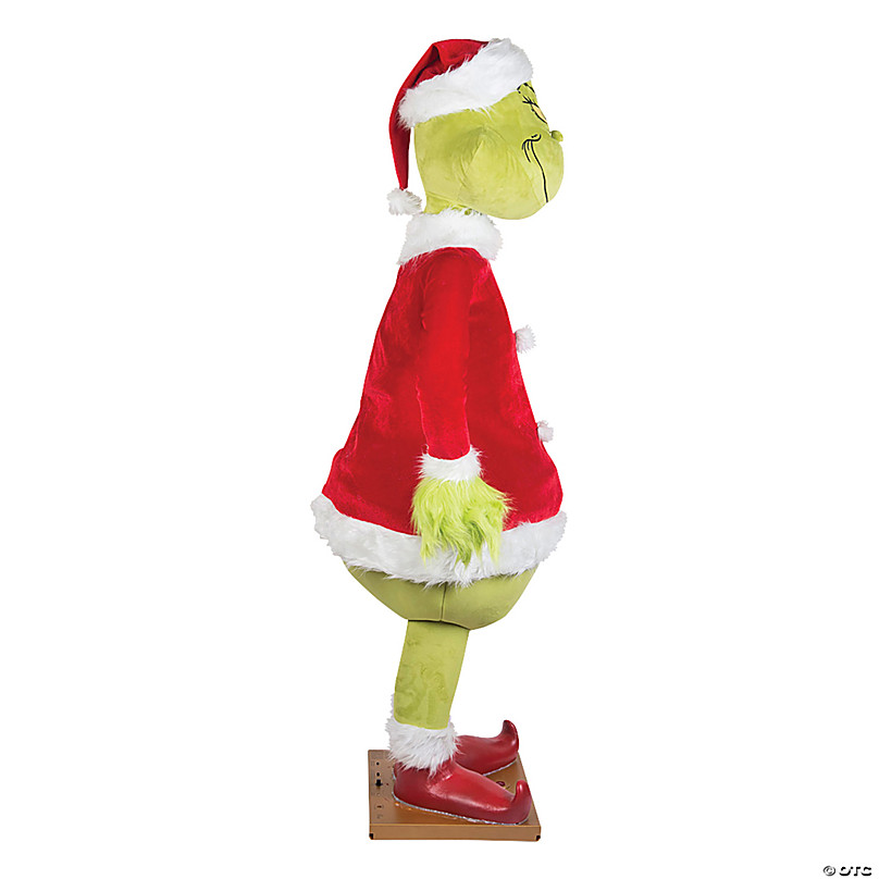 Life-Sized Animated Grinch Christmas Décor 68-inch