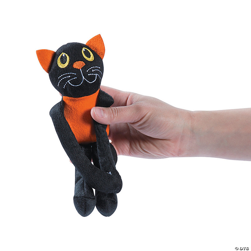Long Arm Stuffed Cats - 12 Pc. | Halloween Express