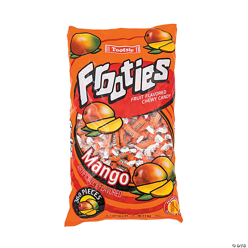 Mango Mini Tootsie Roll® Frooties® Chewy Fruit Candy | Halloween Express