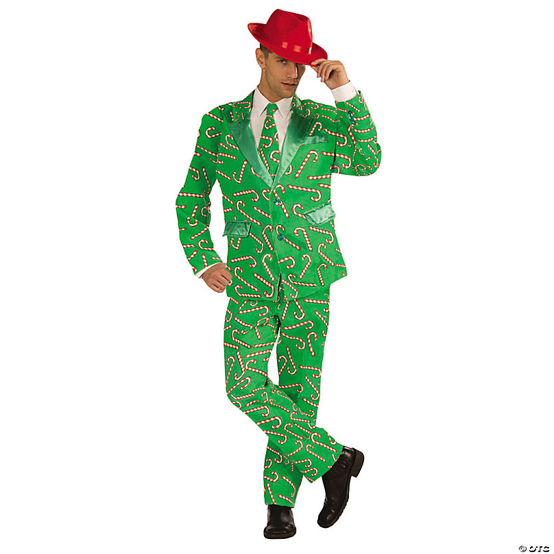 Men's Candy Cane Suit Costume | Halloween Express