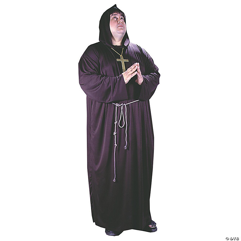 Men's Plus Size Monk Costume | Halloween Express