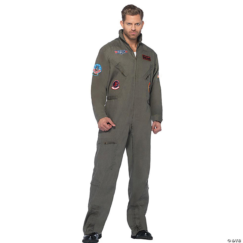 Men's Top Gun Jumpsuit Costume - Extra Large | Halloween Express