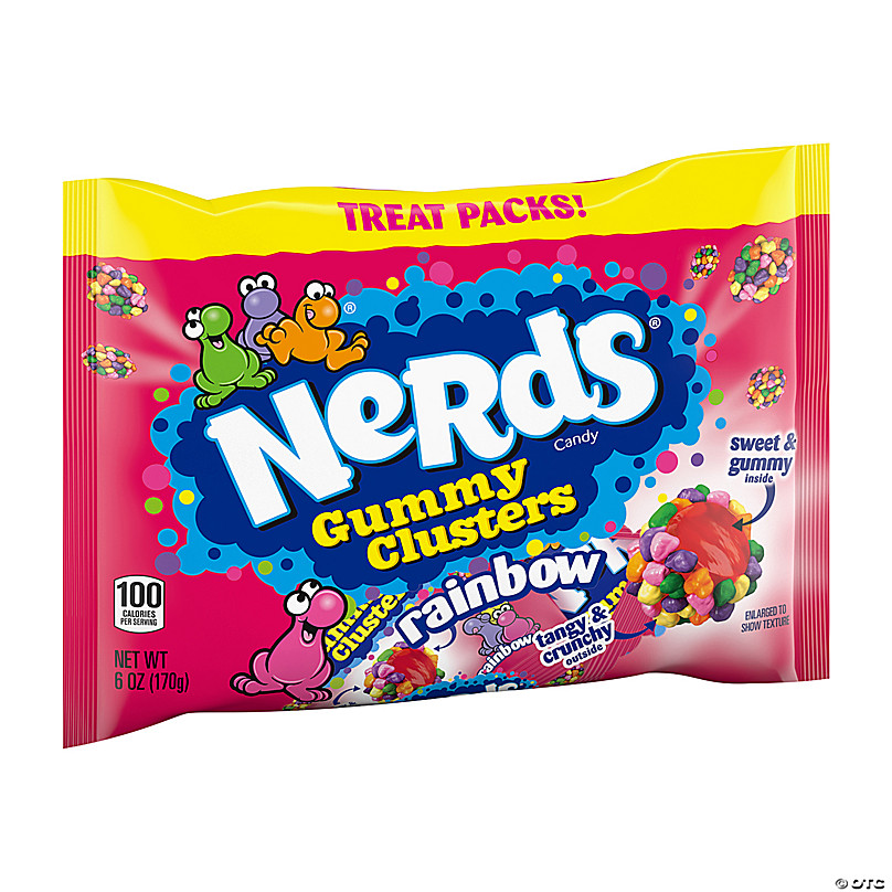 Nerds® Rainbow Gummy Clusters Candy Treat Pack | Halloween Express