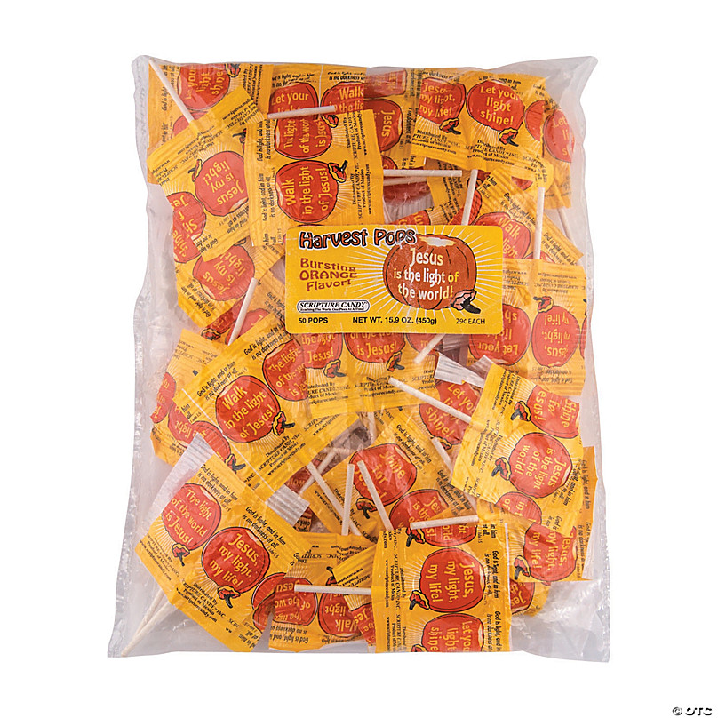 Scripture Candy™ Religious Harvest Lollipops | Halloween Express