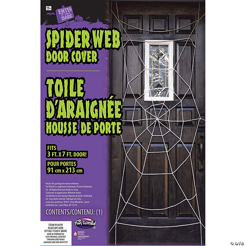 Spider Web Door Cover
