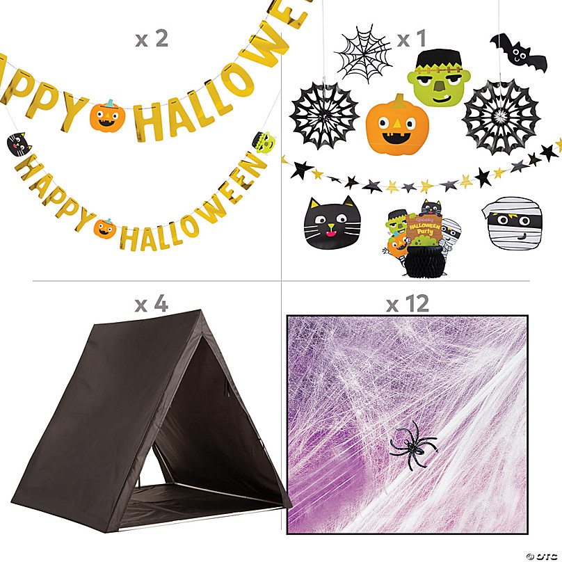 Spooky Sleepover Tent Kit for 4 Guests