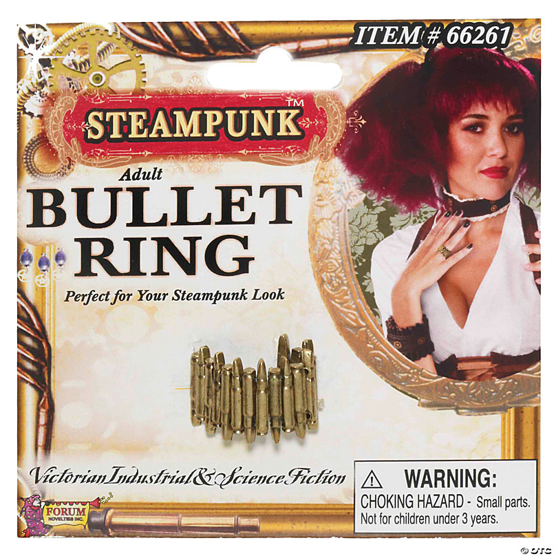 Steampunk Bullet Ring | Halloween Express