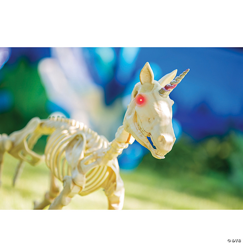 Unicorn Skeleton Halloween Decoration | Halloween Express