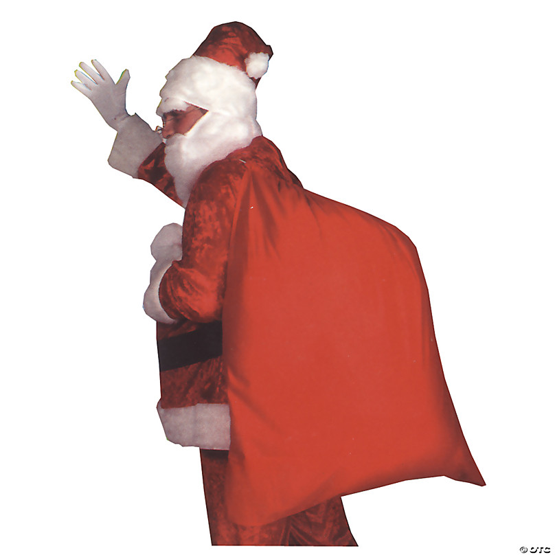 Velour Santa Toy Bag | Halloween Express