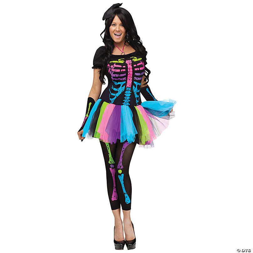 Women’s Funky Punk Bones Costume | Halloween Express