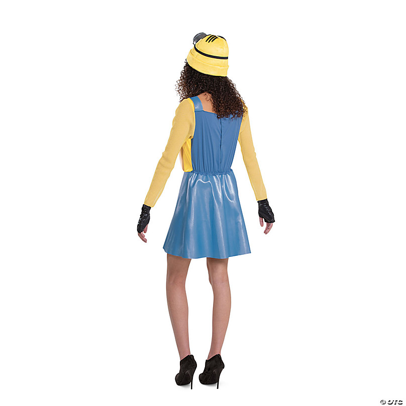 Women's Deluxe Minions™ Stuart Costume - Large 12-14 | Halloween Express