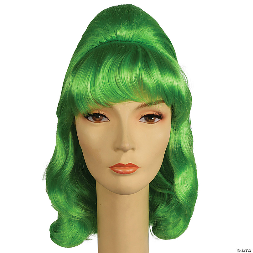 Women's Green Beehive Pageboy Wig | Halloween Express