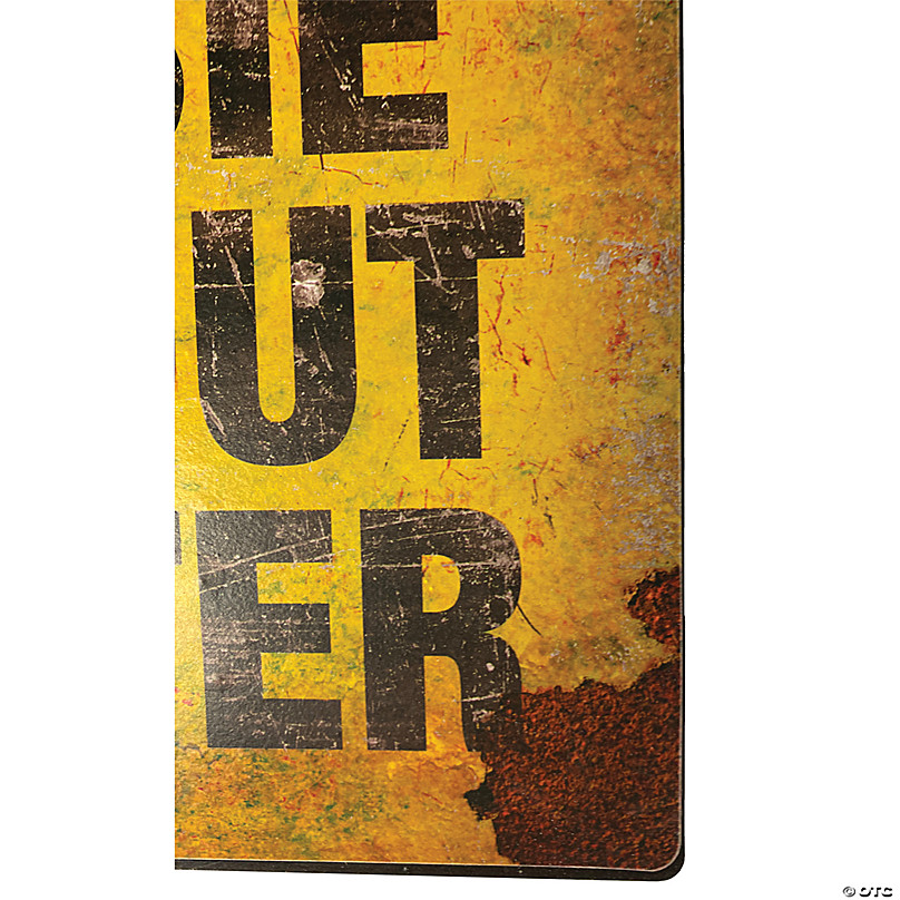 Zombie Fallout Shelter Sign