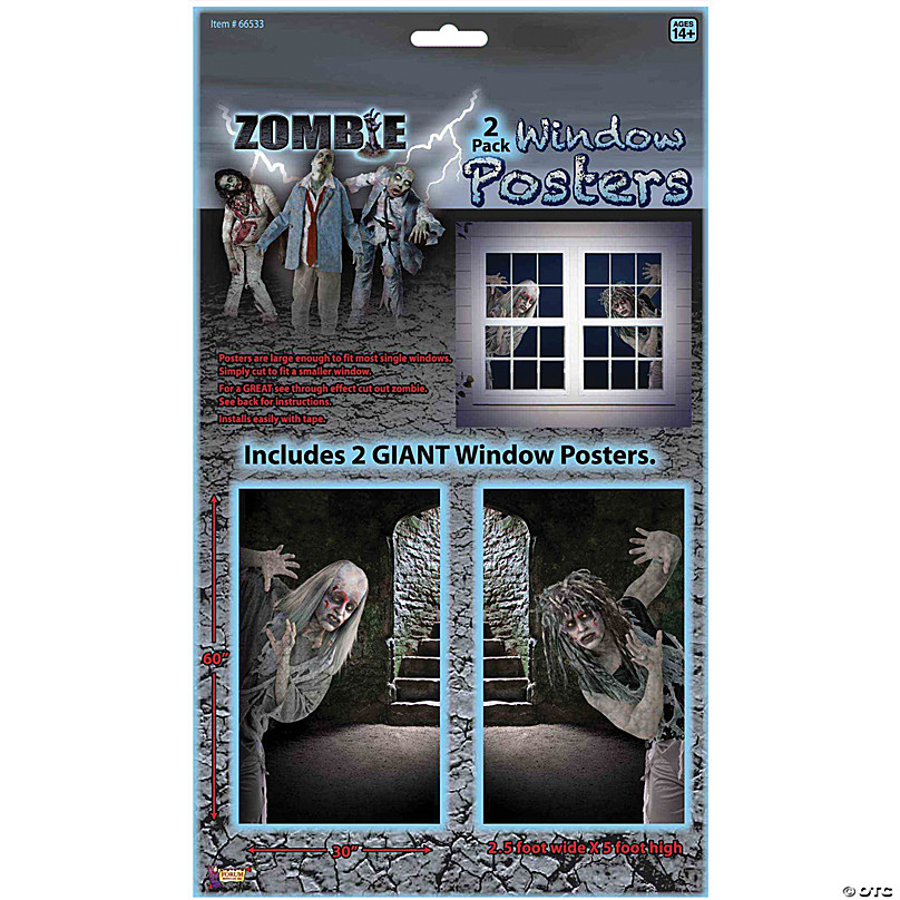 Zombie Window Clings