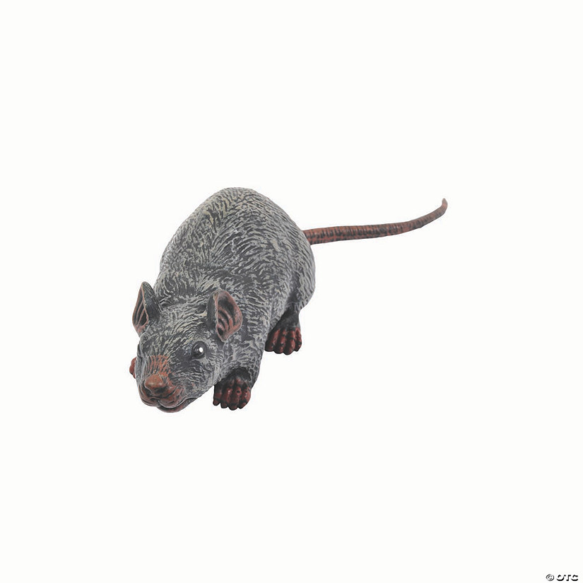 12 1/4" Gray Latex Sewer Rat Halloween Decoration | Halloween Express