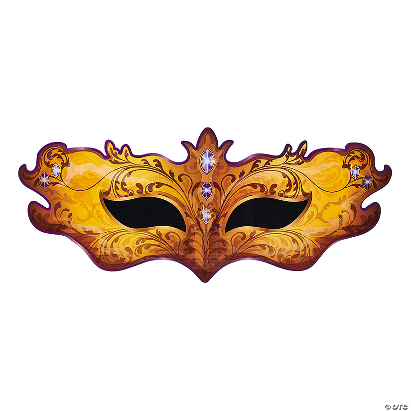 27" Masquerade Mask Cardboard Cutout Stand-Up | Halloween Express
