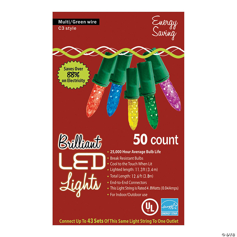 50L MU Holiday LED Lights - C3 Style
