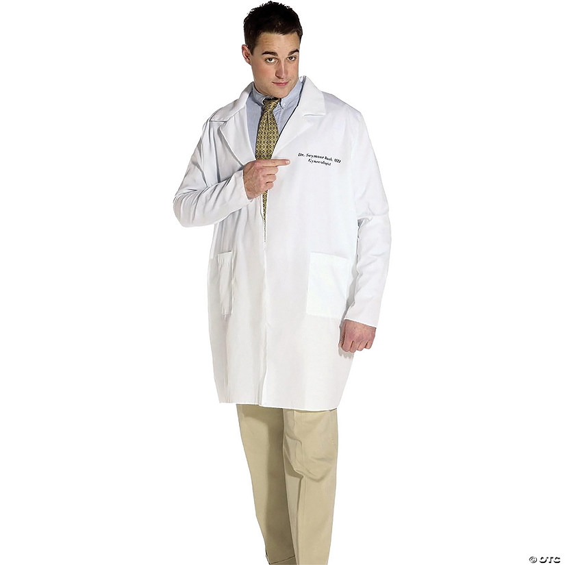 Adult Lab Coat Seymour Bush Costume | Halloween Express