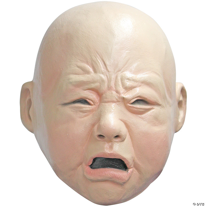 Adults Crying Baby Latex Mask | Halloween Express