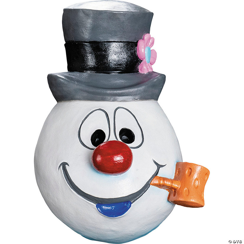 Adults Frosty the Snowman™ Frosty Latex Mask - One Size | Halloween Express