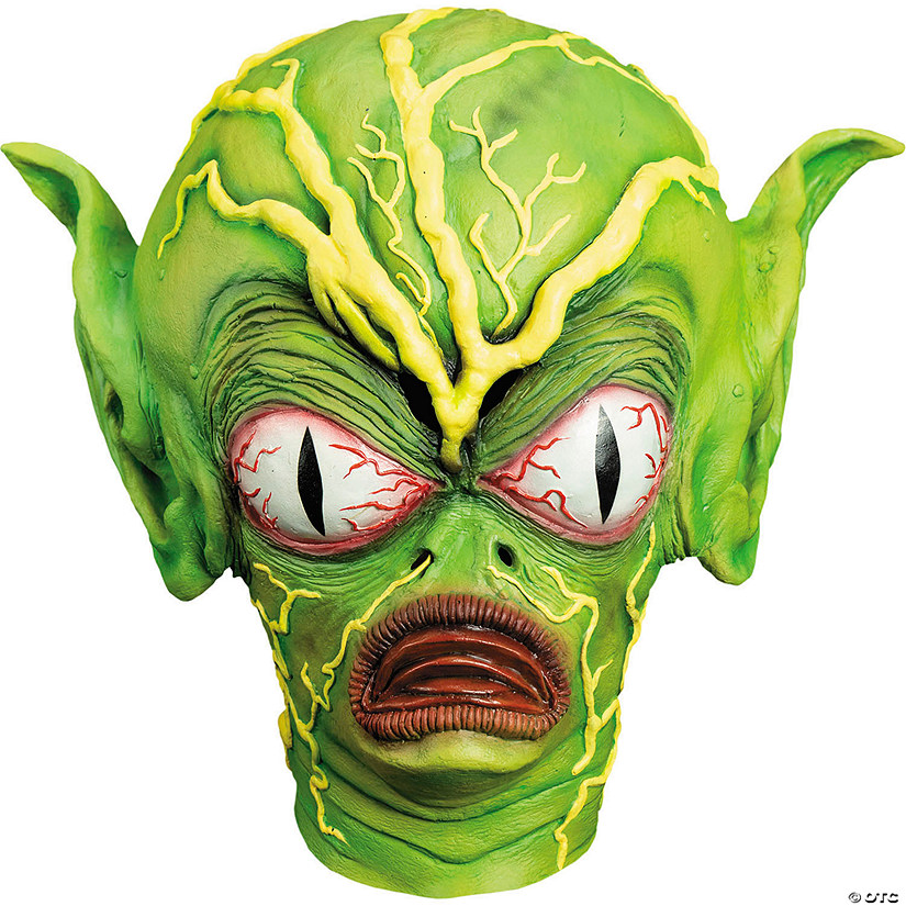 Adults Illusive Concepts™ Saucer Man Overhead Latex Mask - One Size ...