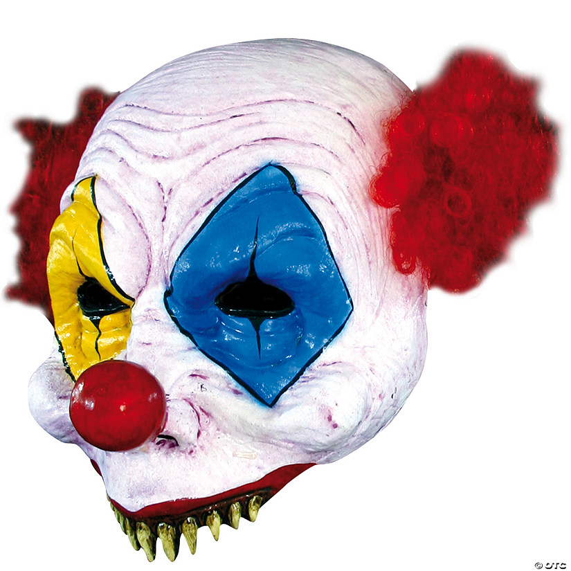 Adult's Open Gus Clown Latex Mask | Halloween Express