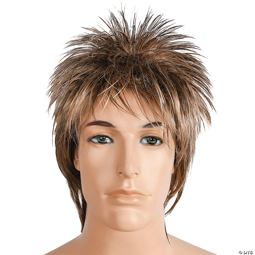 Adults Rod Short Spikey Top with Long Shag Wig | Halloween Express