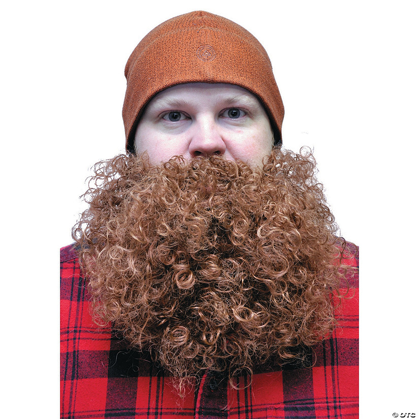 Big and Curly Brown Beard | Halloween Express
